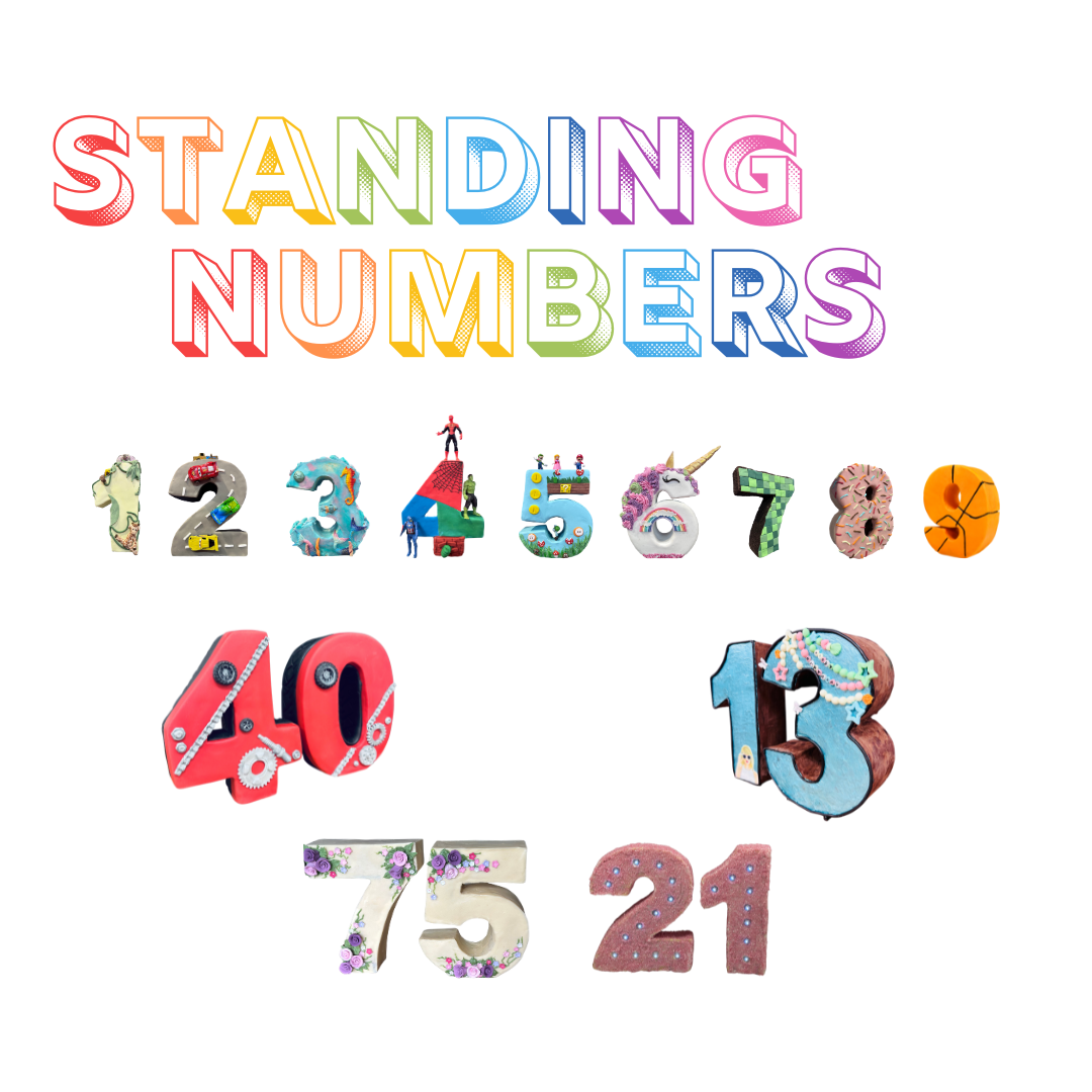 Standing Number Kits – Dinkydoodle